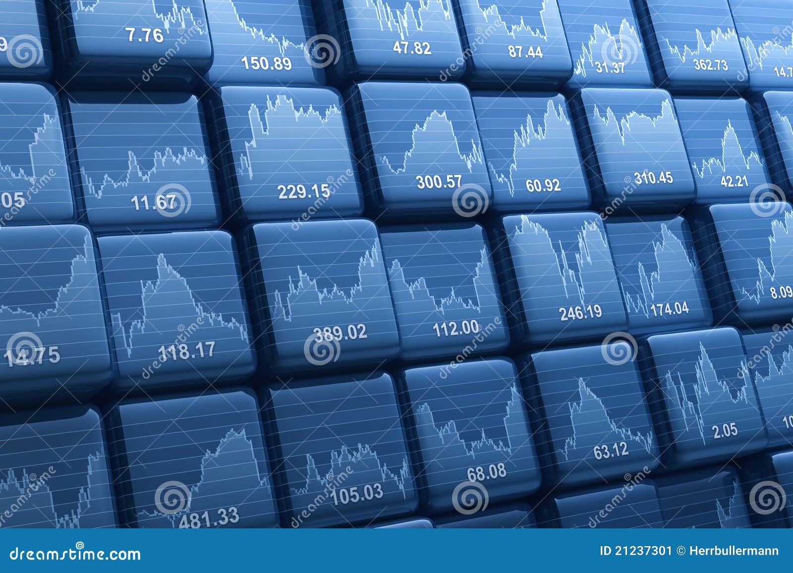 Stock index cubes stock illustration. Illustration of data - 21237301