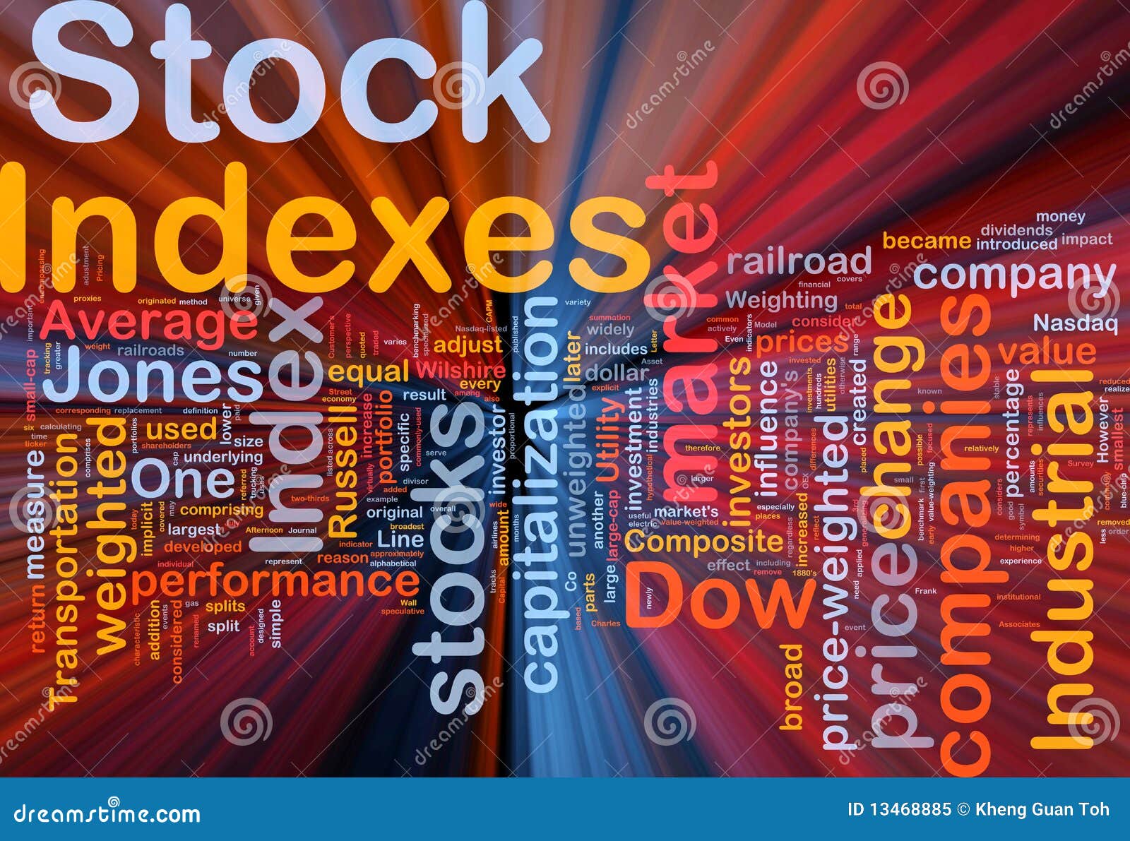 Stock Indexes Background Concept Glowing Editorial Image - Illustration ...