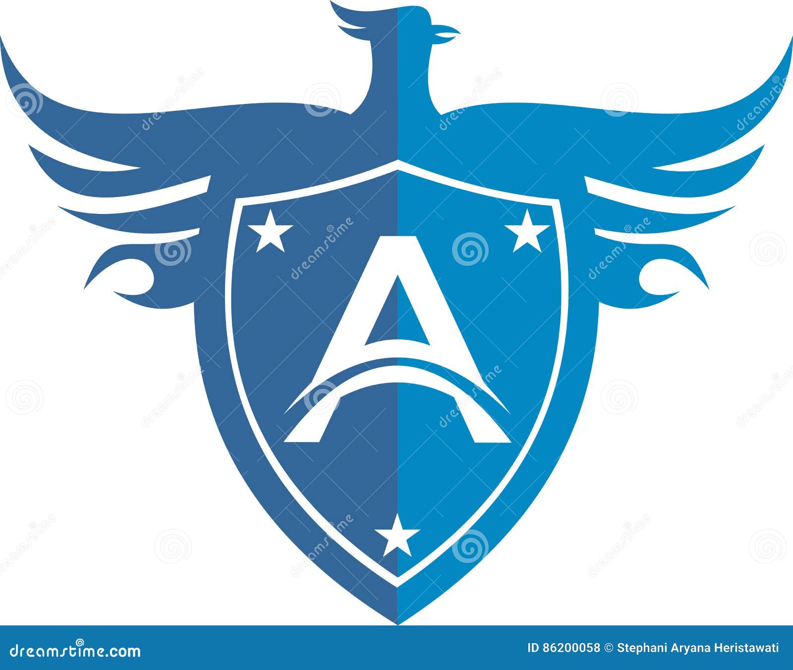 Stock Logo Eagle Bird Protection Stock Vector - Illustration of ...