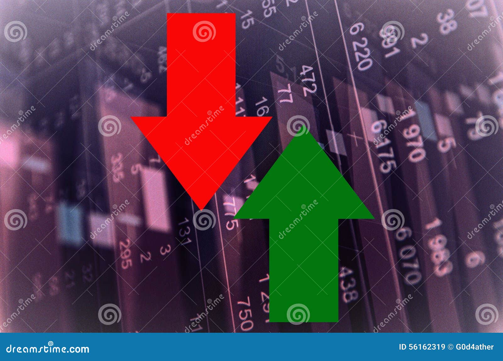Stock market activity stock image. Image of indicator - 56162319