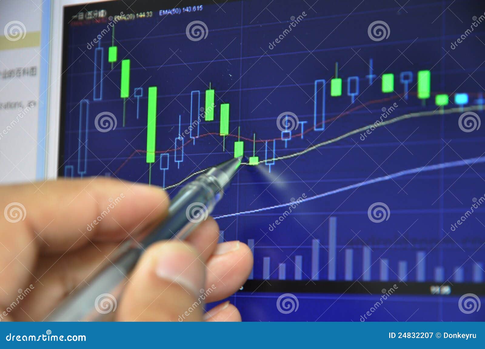 Stock market analysis stock image. Image of growth, crystal - 24832207