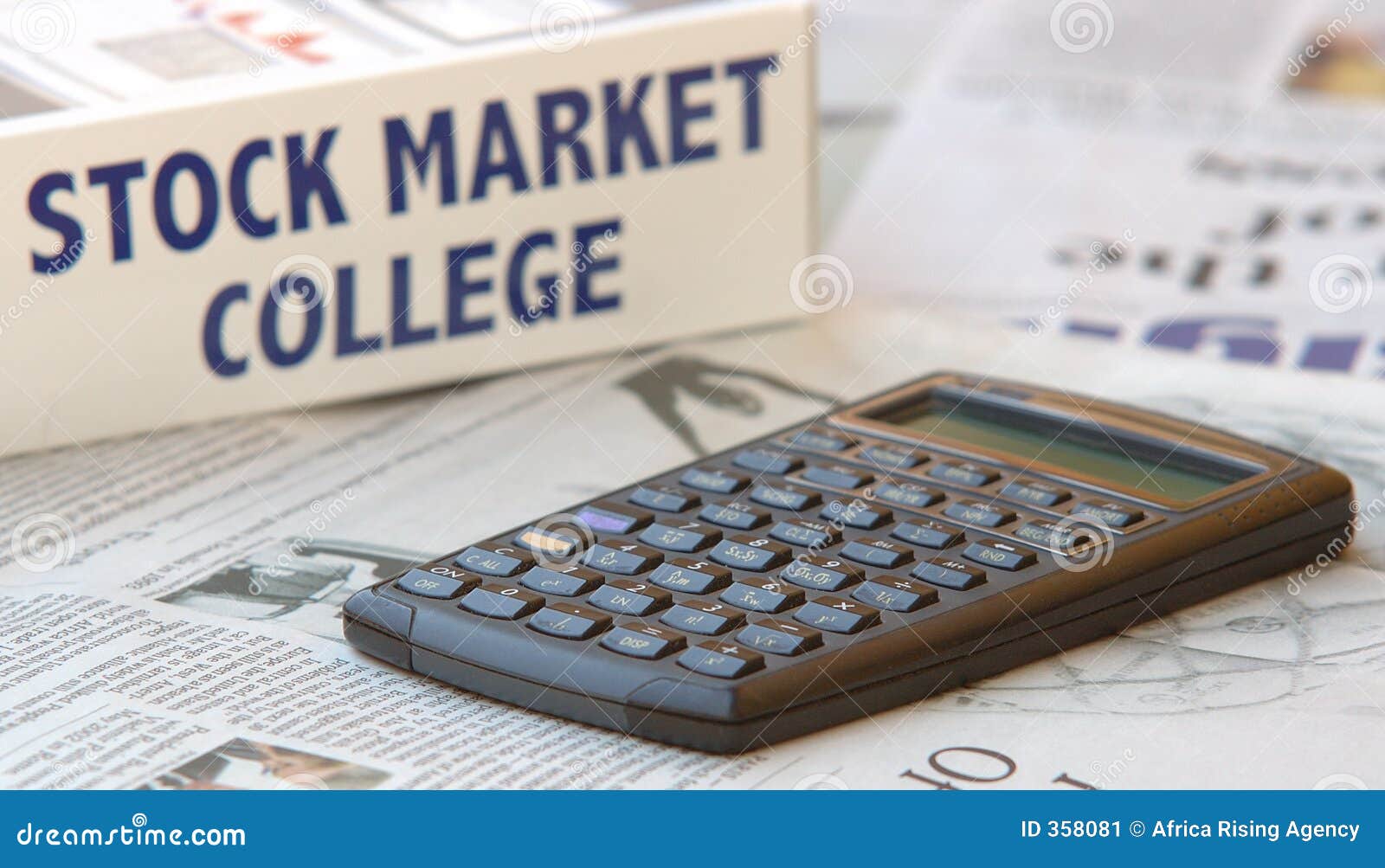 Stock Market and Calculator Stock Image - Image of training, exchange ...