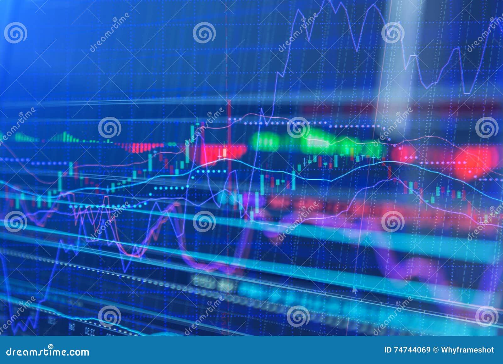 Stock Market Chart Background Stock Image - Image of economical, index ...