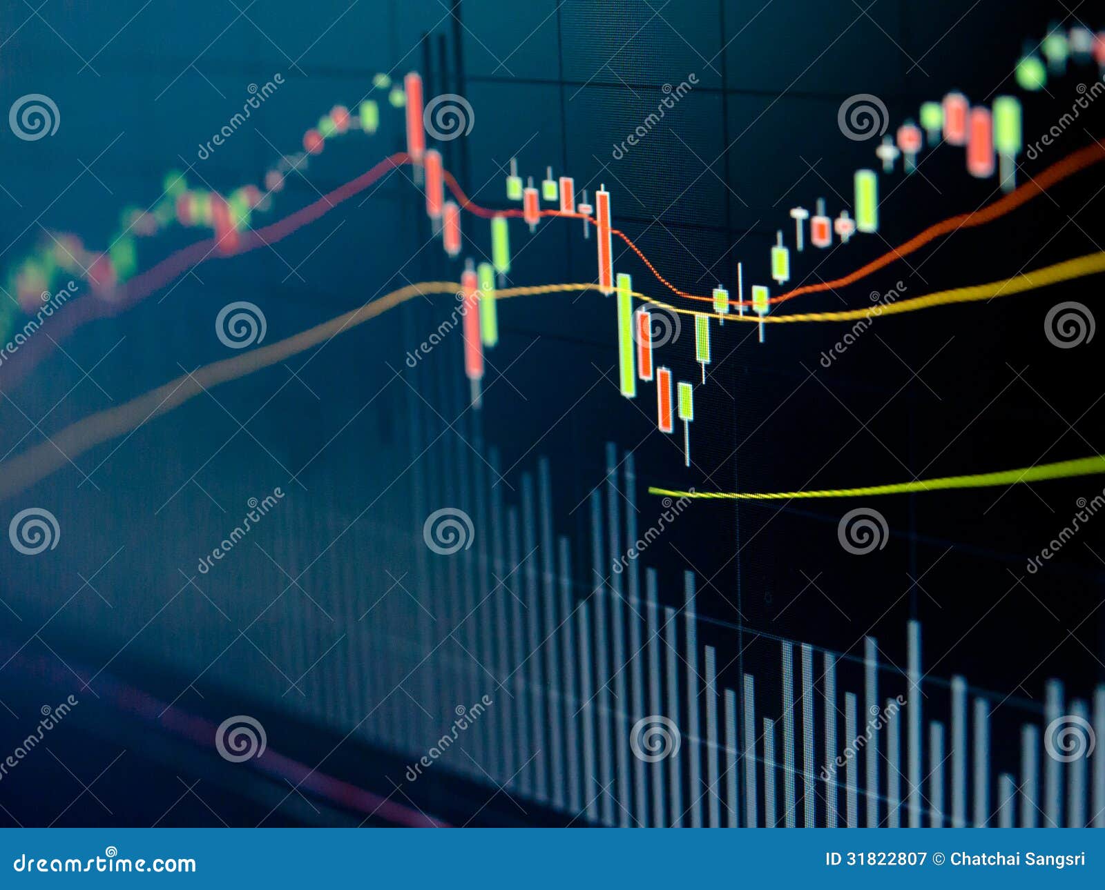 Stock Market Chart stock image. Image of global, wealth - 31822807