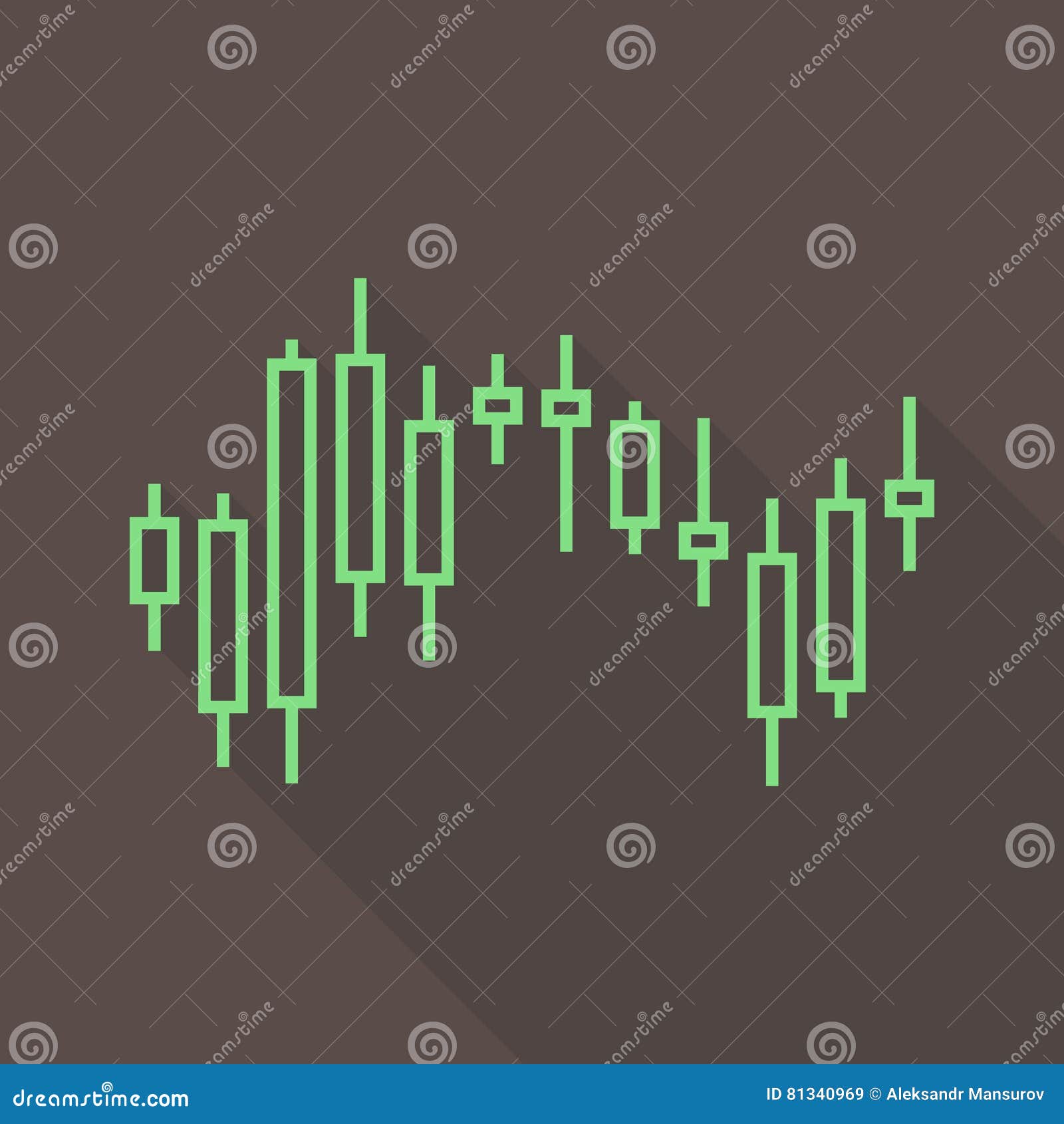 Stock market chart stock vector. Illustration of arrow - 81340969