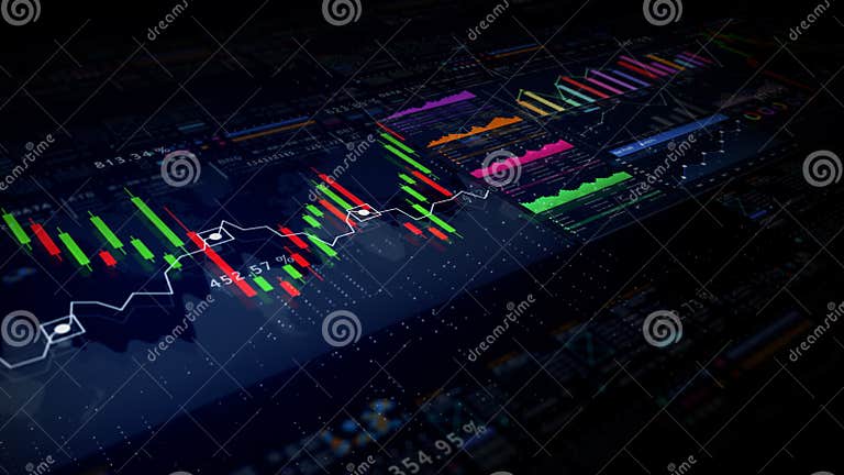 Stock Market Dashboard with Candlestick Charts, Analytics, and Data ...