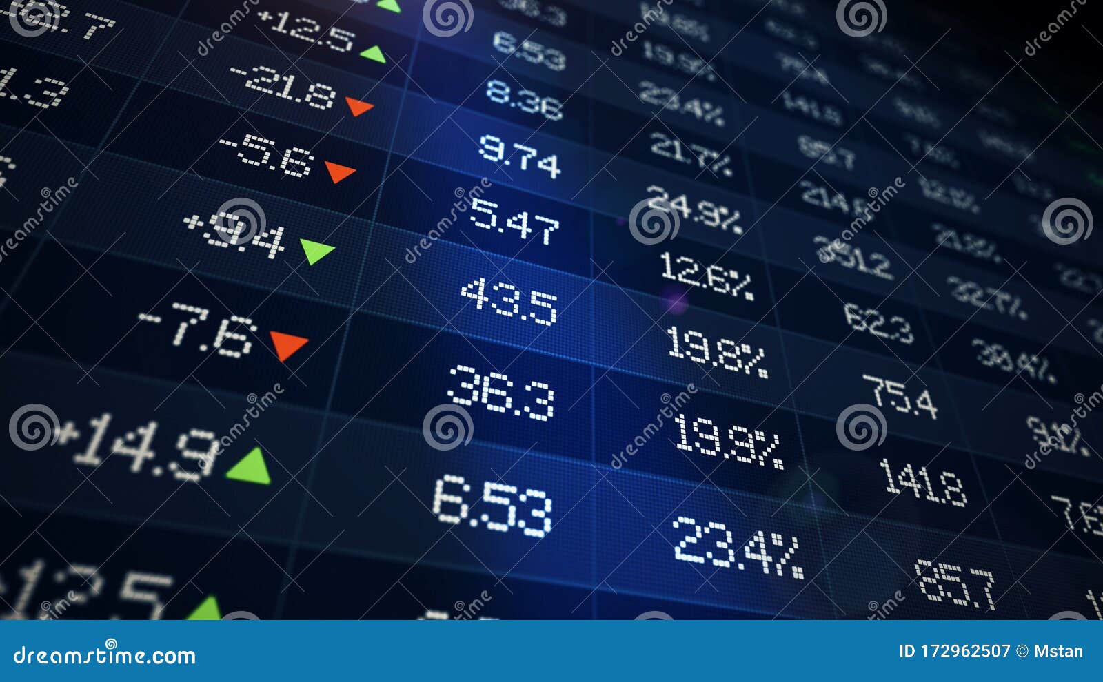Stock Market Exchange Graph Illustration Stock Illustration ...