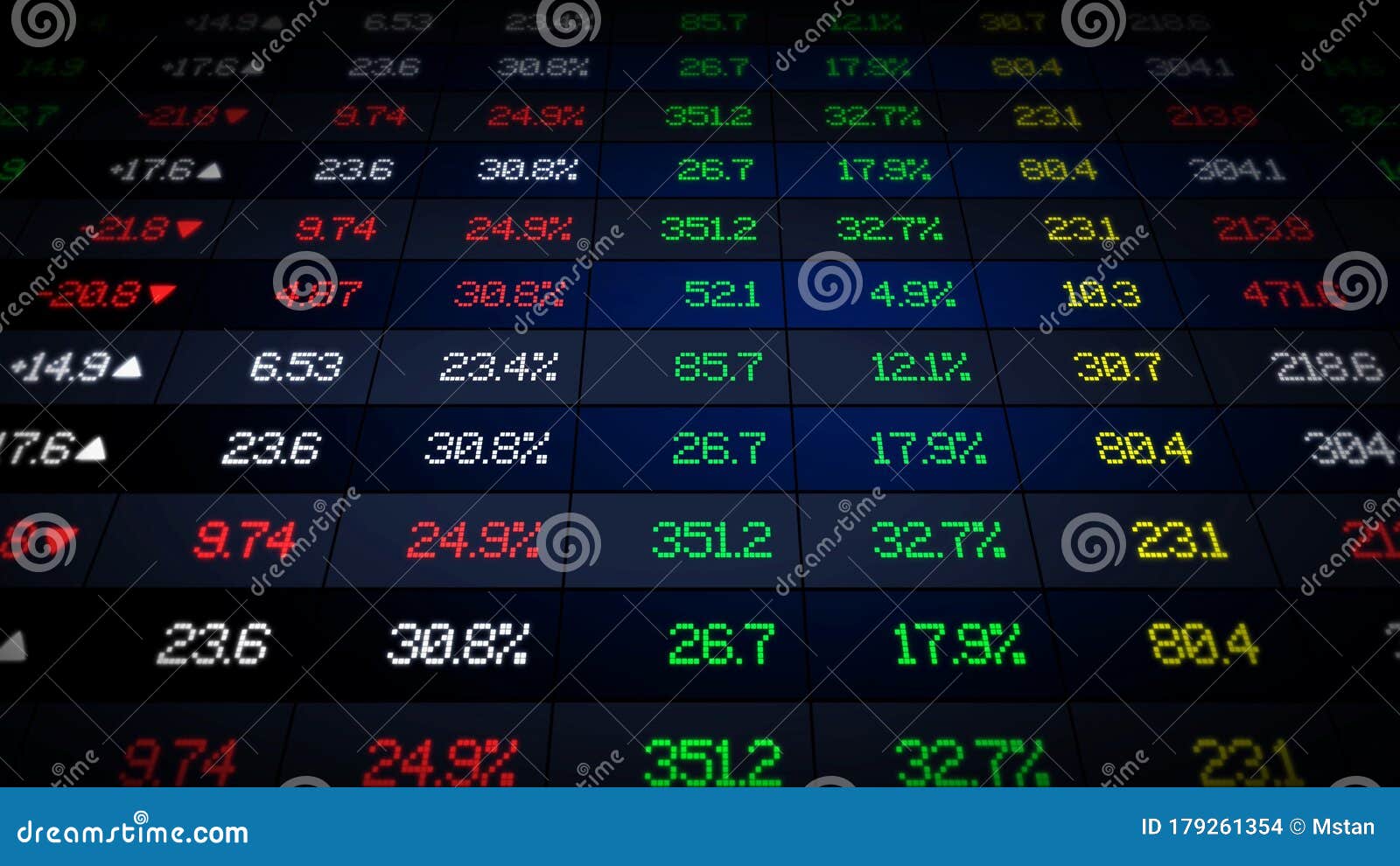 Stock Market Exchange Graph Illustration Stock Illustration ...