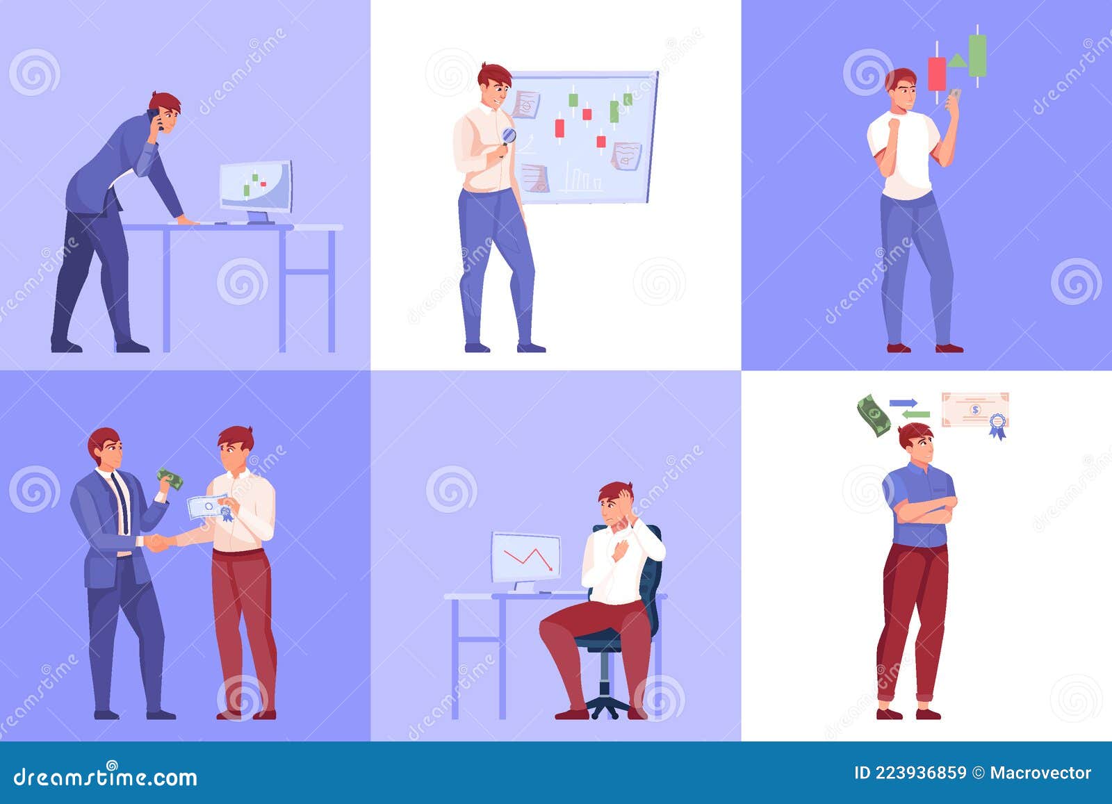 Stock Market Flat Design Concept Stock Vector - Illustration of growth ... Stock Market Flat Design Concept Stock Vector - Illustration of growth ...