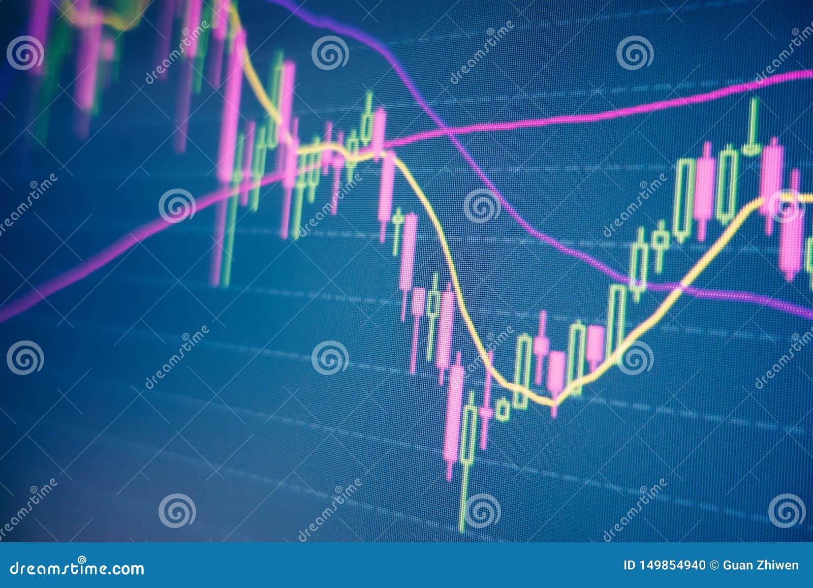 Stock Market fluctuation stock photo. Image of analyzing - 149854940
