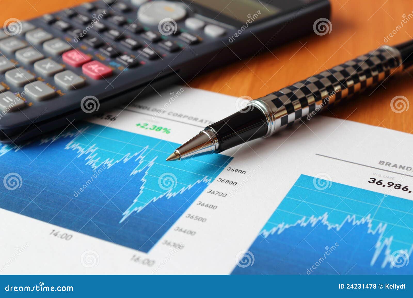 Stock Market Graph Analyzing Stock Photo - Image of financial, economy ...