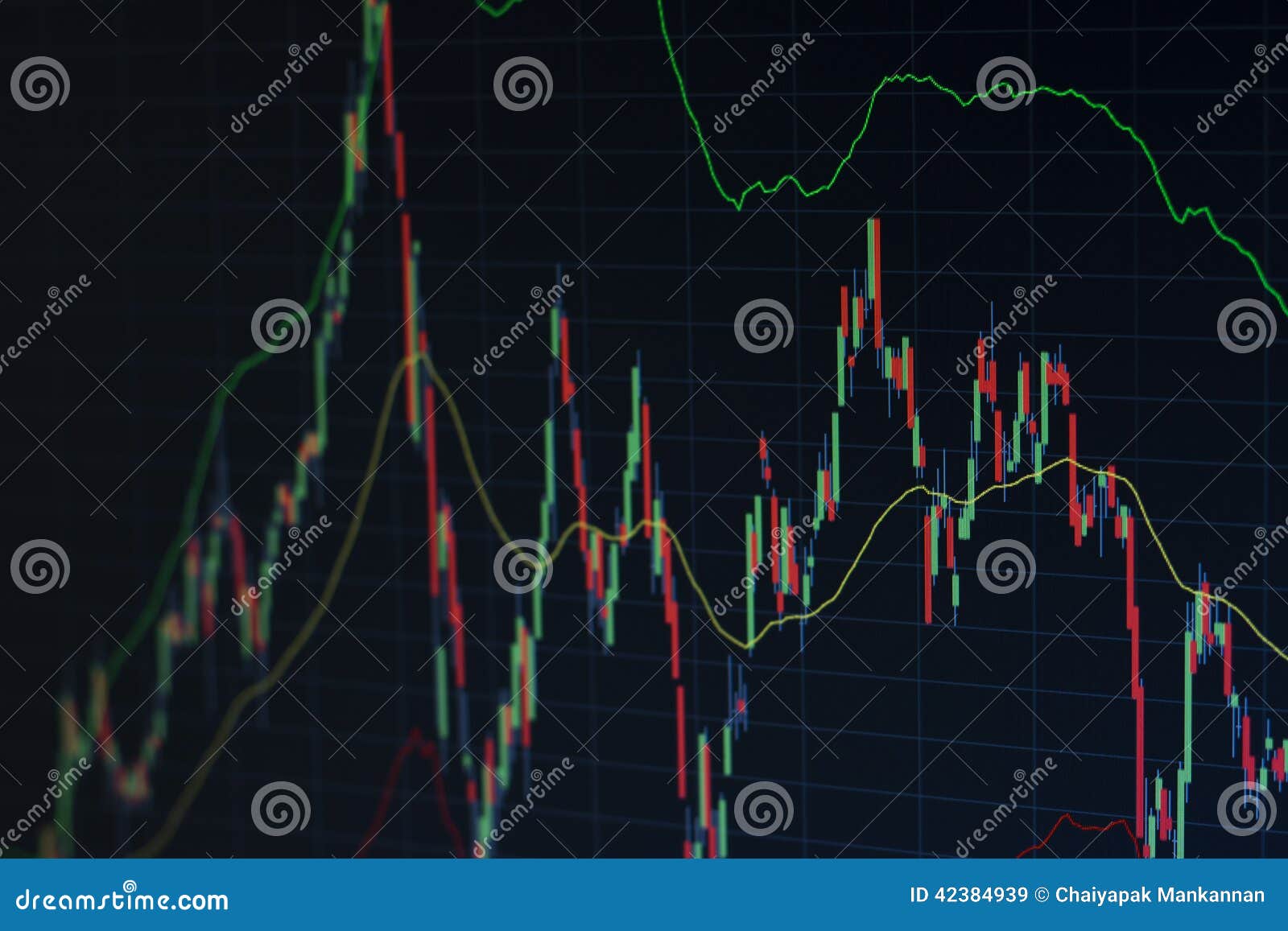 Stock Market Graph stock image. Image of growth, money - 42384939