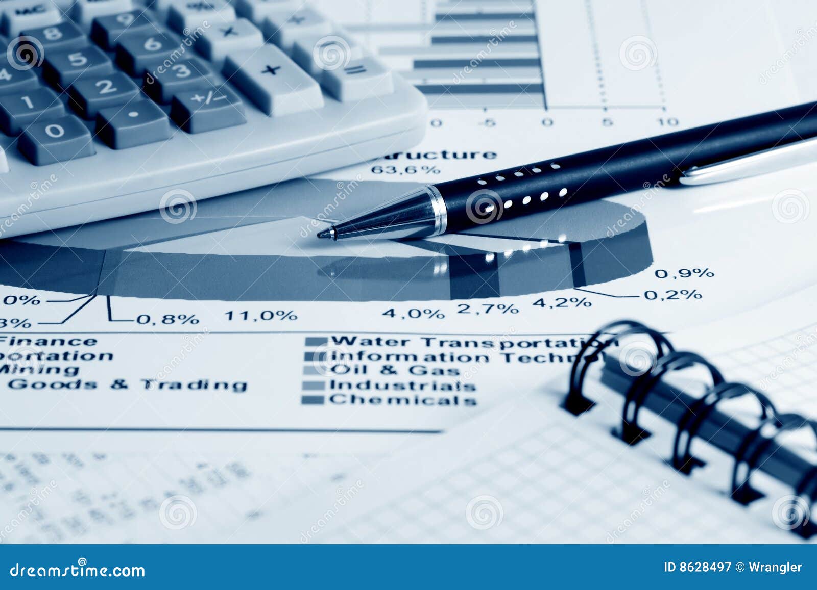 Financial Accounting Stock Market Graphs Charts Stock Image - Image of ...