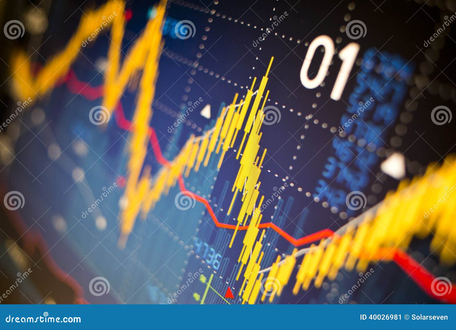 Stock Market Graphs stock image. Image of investment - 40026981