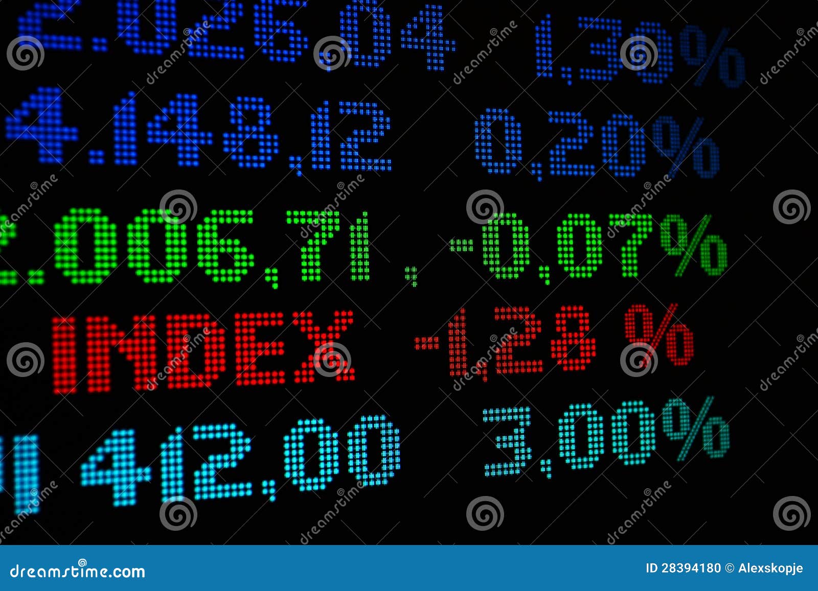 Stock market index stock photo. Image of display, data - 28394180