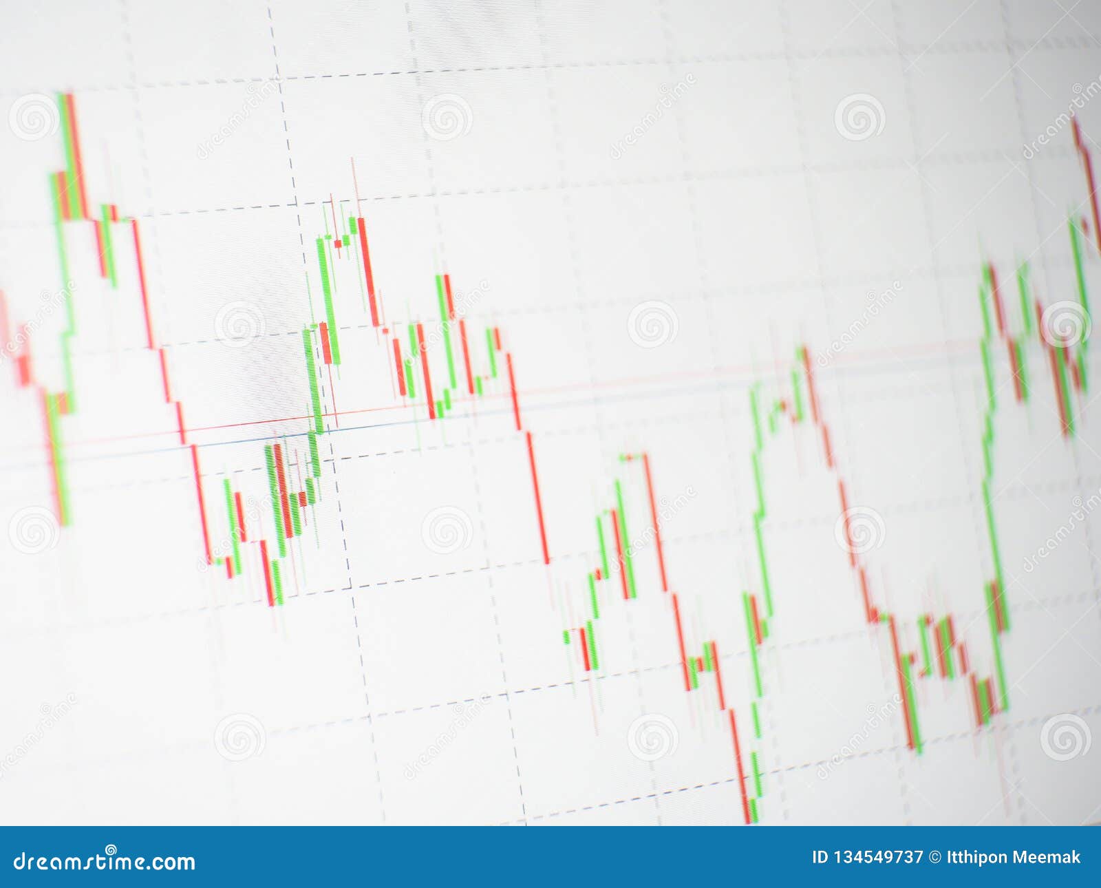Stock Market Interface on Lcd Display Stock Image - Image of blur ...