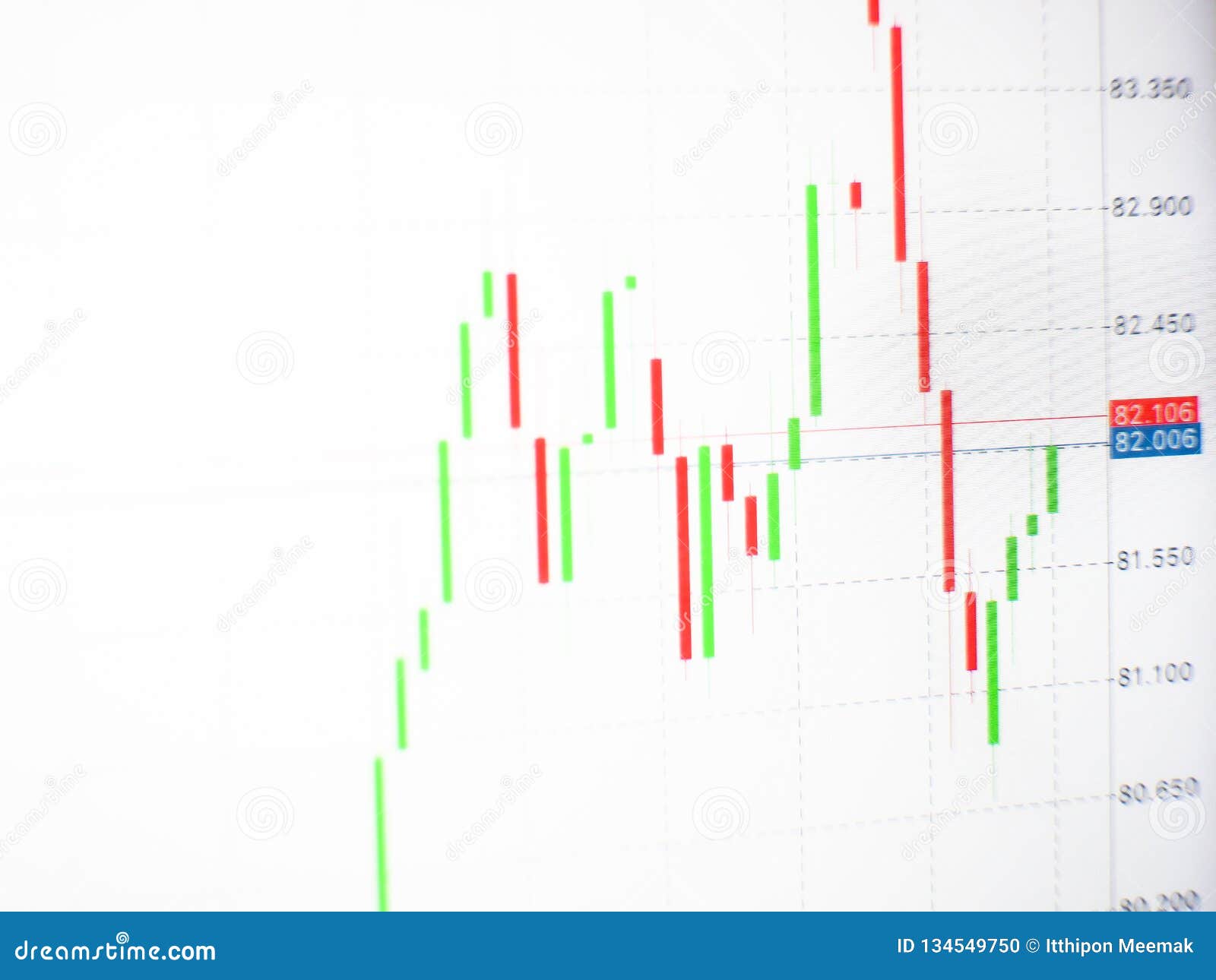 Stock Market Interface on Lcd Display Stock Photo - Image of currency ...
