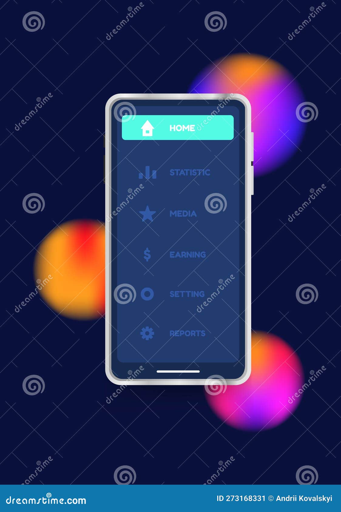 Stock Market Mobile Phone App. Trading Mobile Interface for Stock ...
