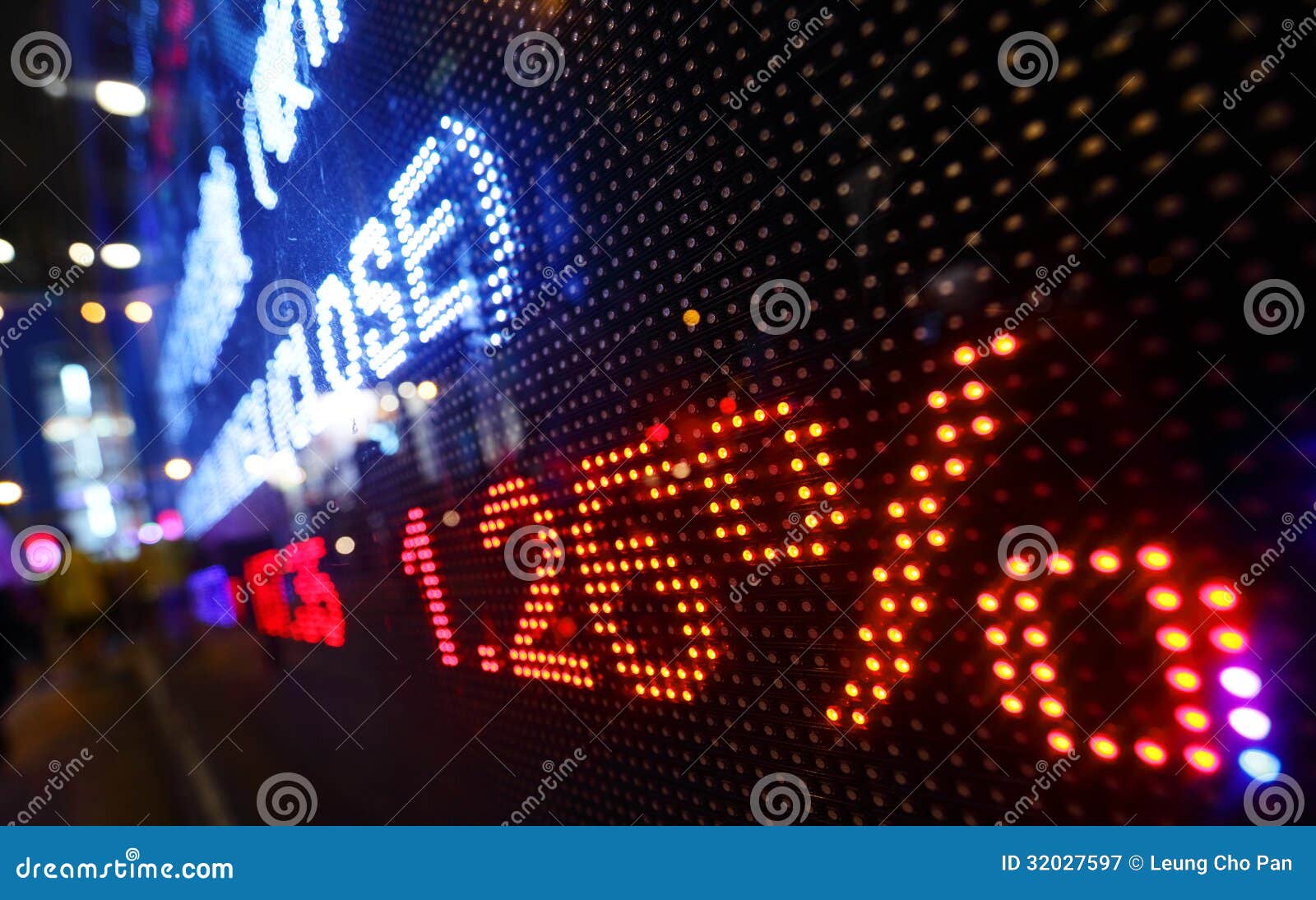 Stock market price display stock image. Image of screen - 32027597