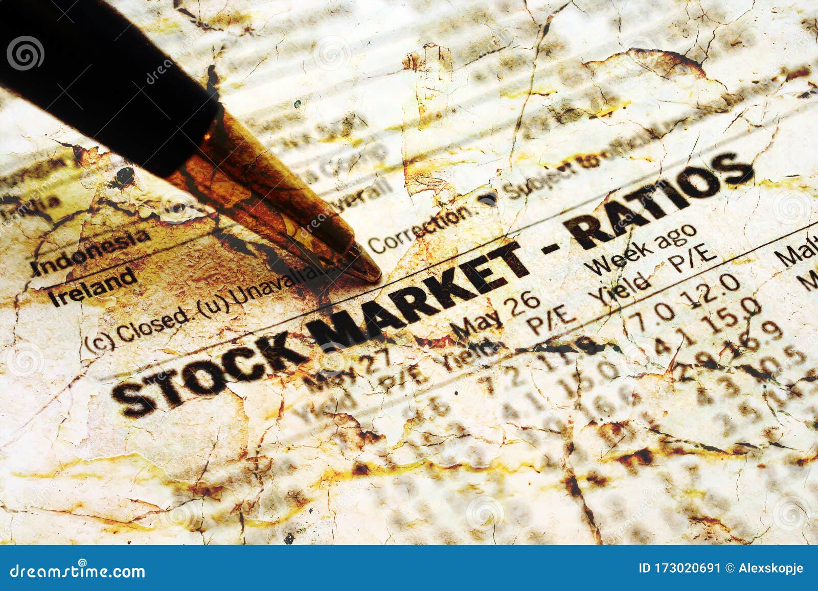 Stock market report stock image. Image of progress, success - 173020691