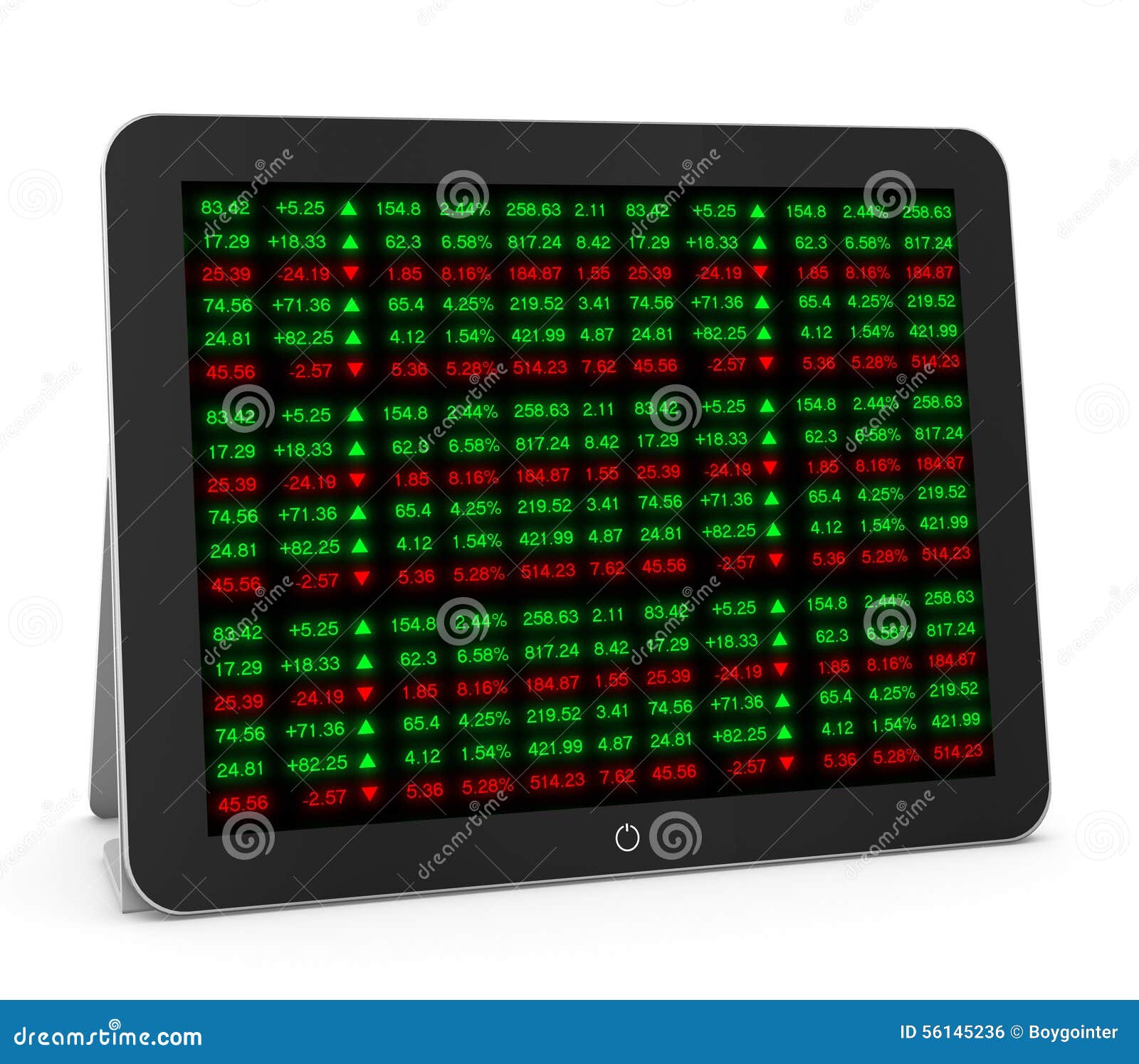 Stock market ticker board stock photo. Image of growth - 56145236