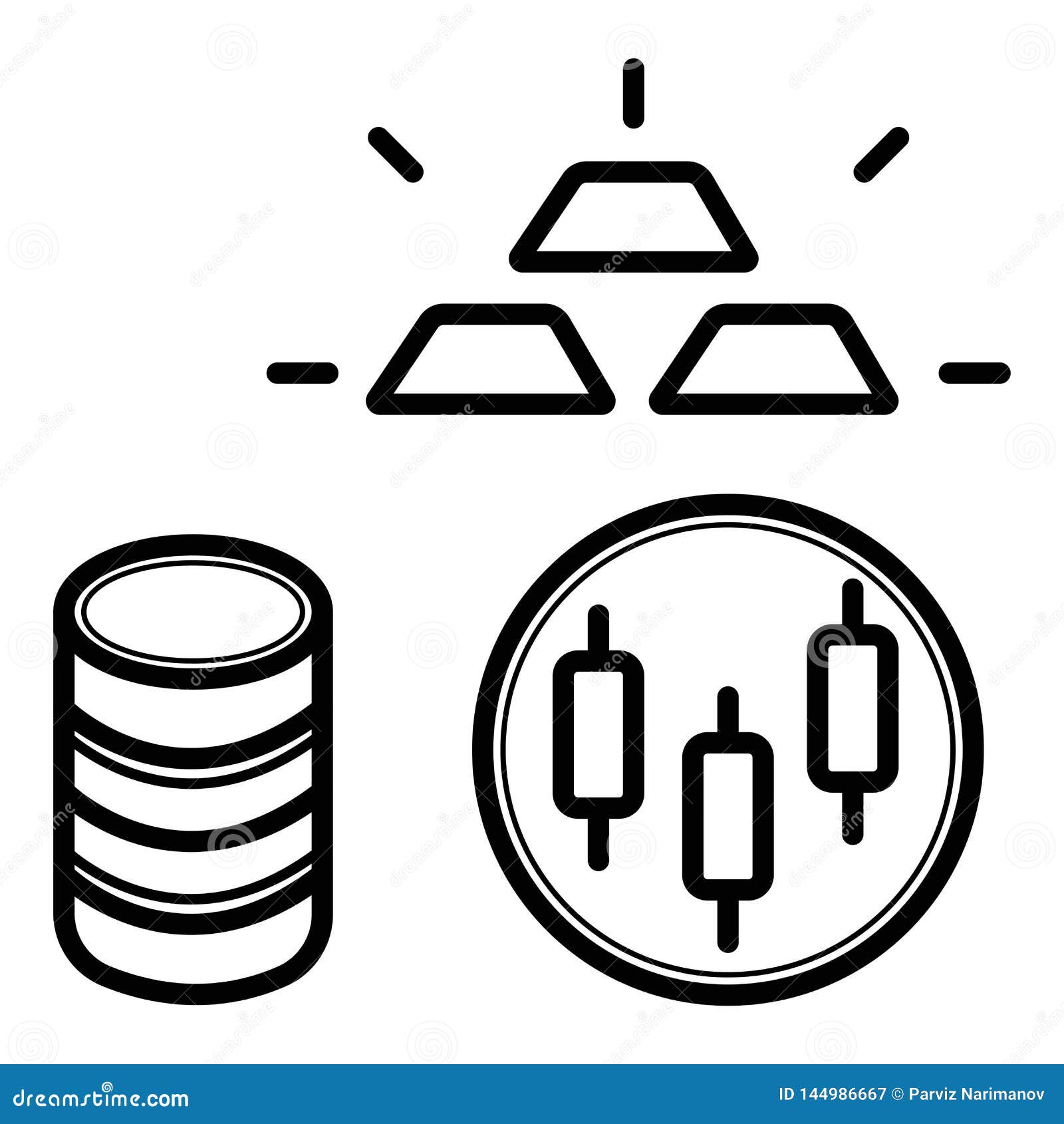 Stock Money Icon Vector Illustration Stock Illustration - Illustration ...