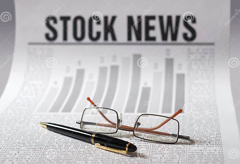 Stock news stock image. Image of analysis, research, finance - 6571273