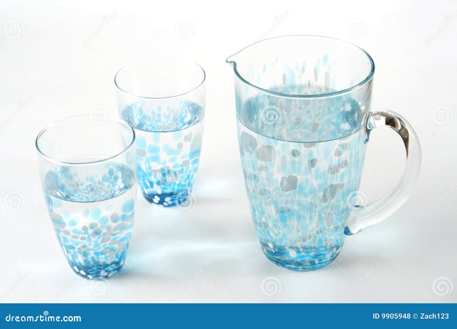 Stock Photo of a Pitcher and Glasses Stock Photo - Image of quenching ...