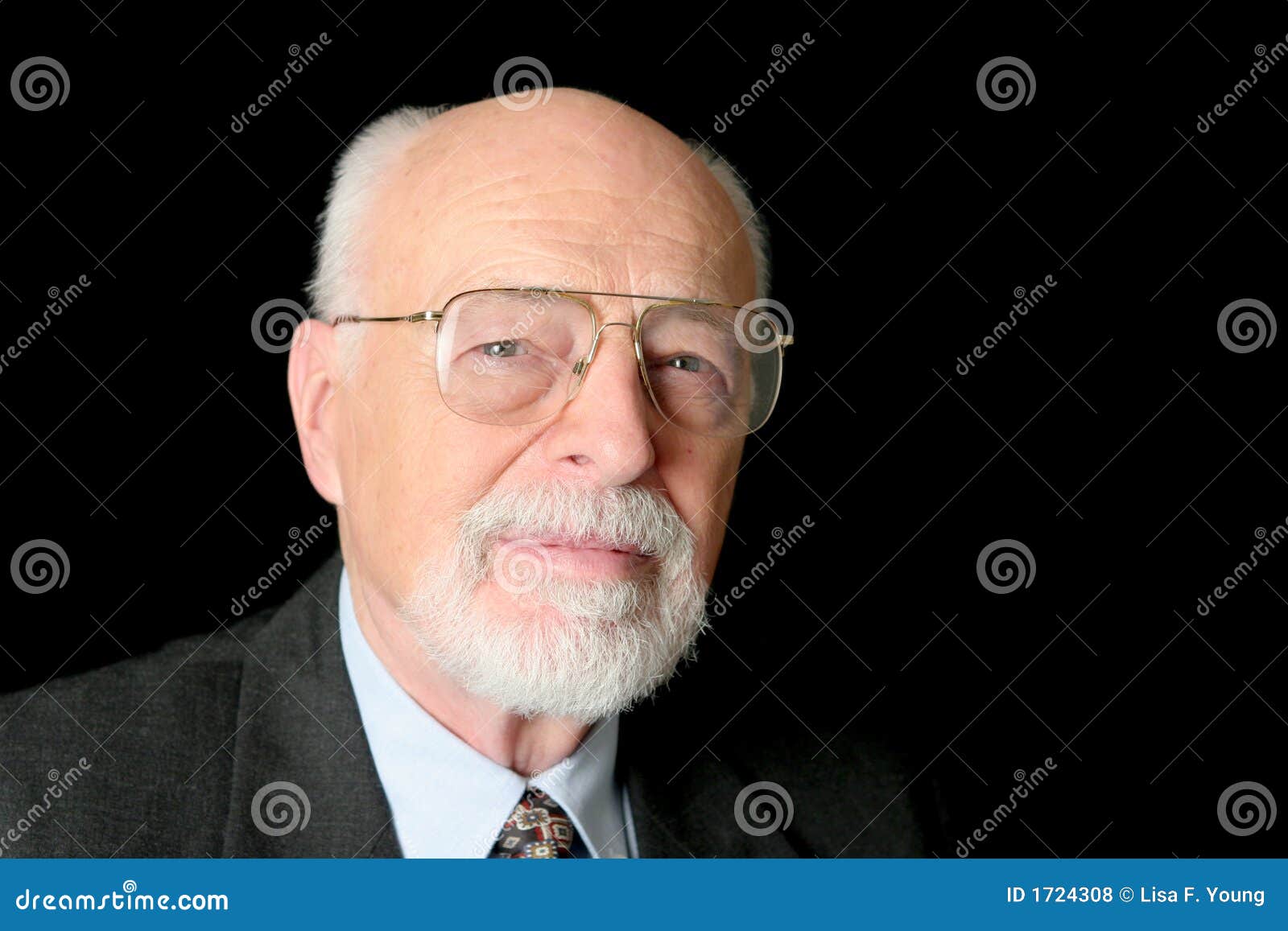 Stock Photo of Serious Senior Man Stock Photo - Image of people ...