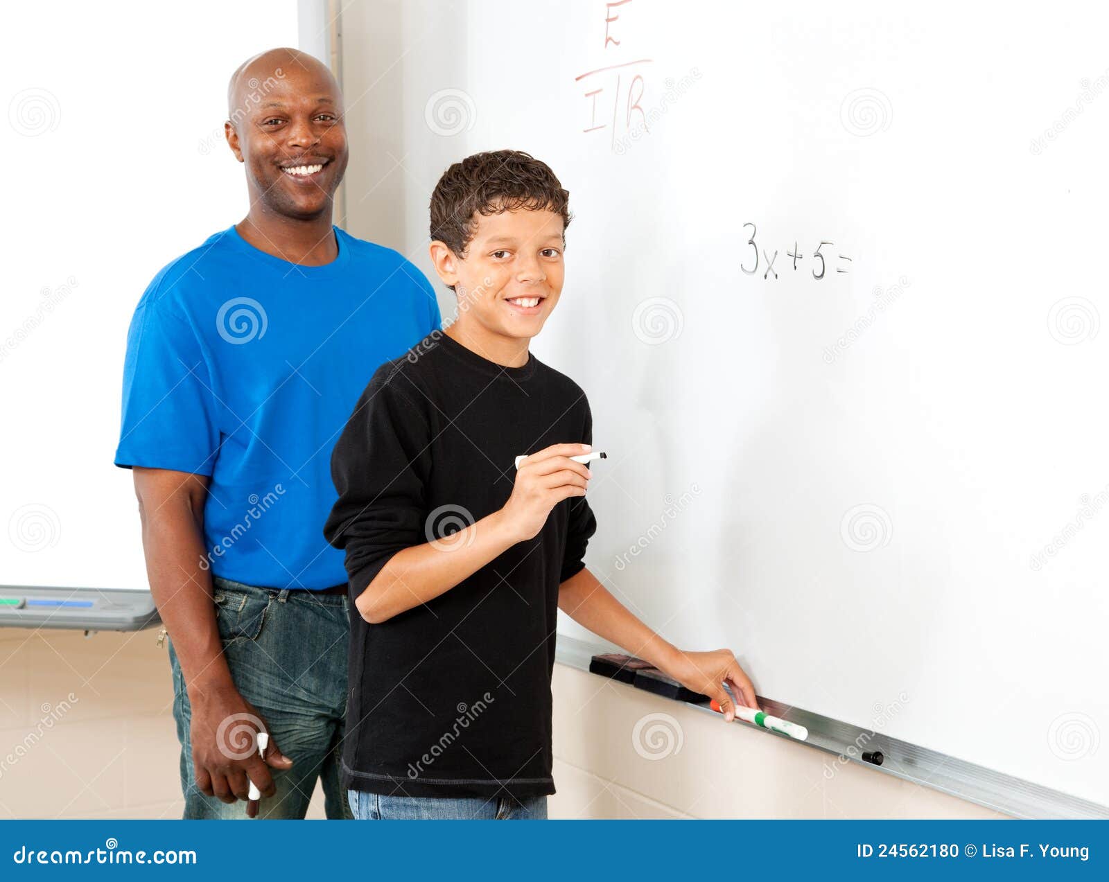 Stock Photo of Teacher and Student - Math Stock Photo - Image of math ...