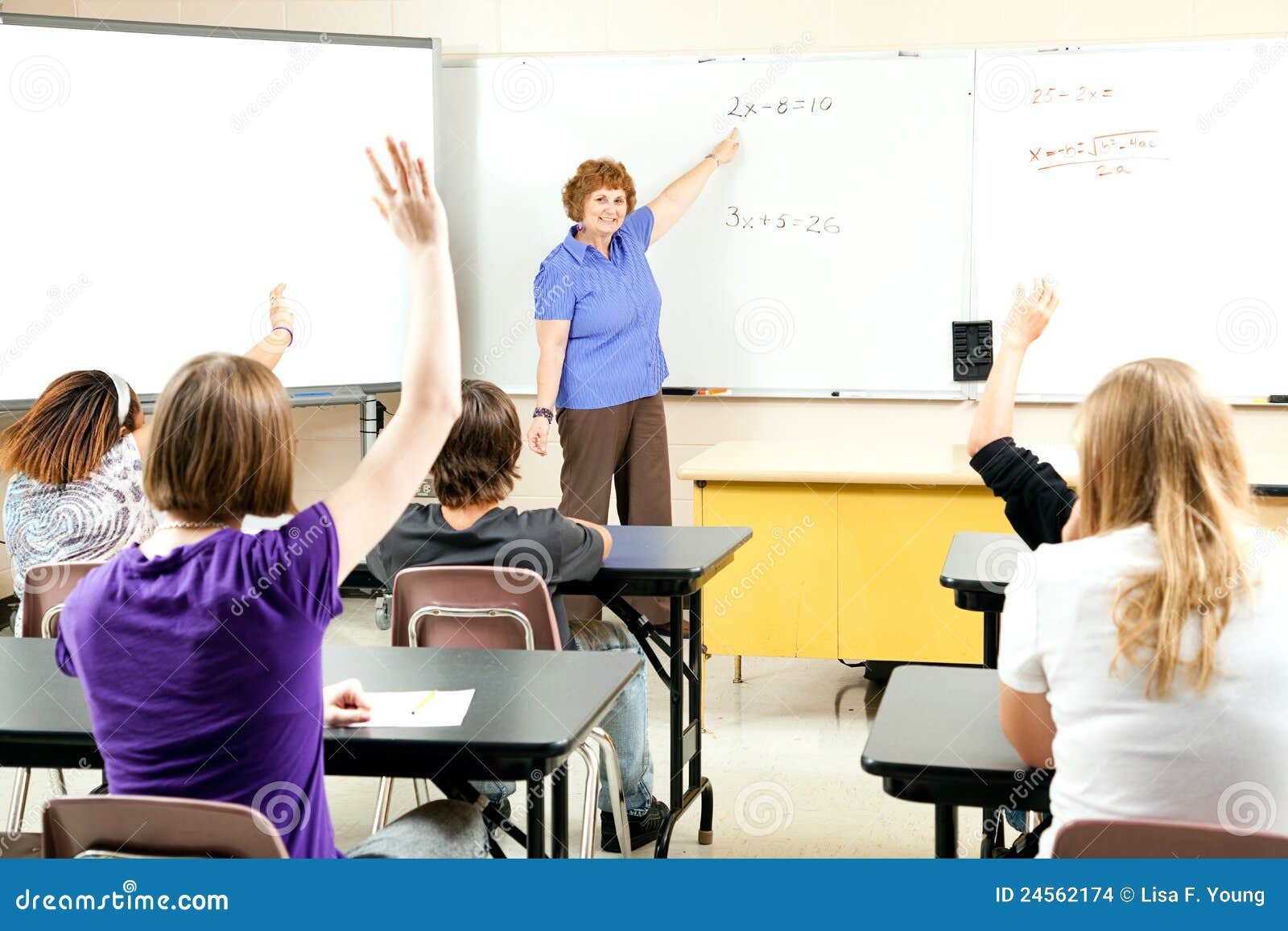 Stock Photo Of Teaching Algebra Class Stock Images - Image: 24562174