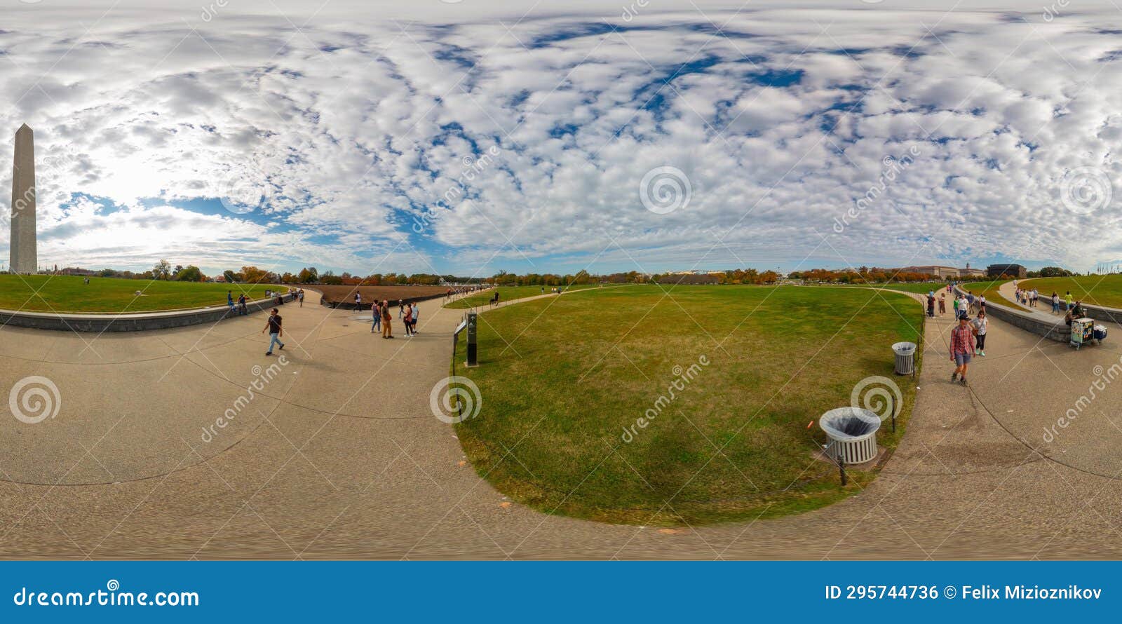 Stock Photo Washington Monument DC 360 Panorama VR Equirectangular ...