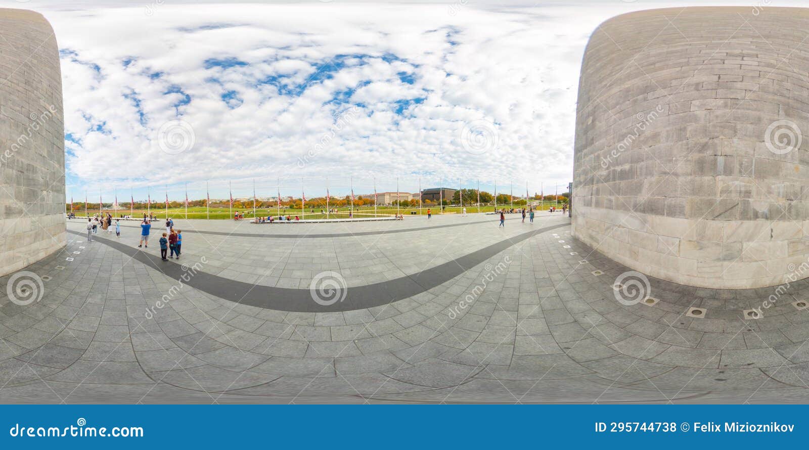 Stock Photo Washington Monument DC 360 Panorama VR Equirectangular ...