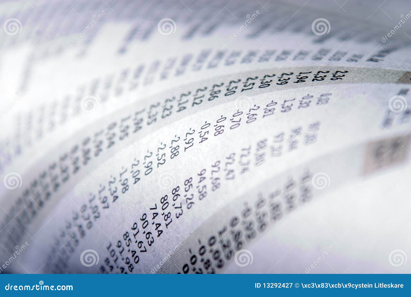 Stock prices in the papers stock image. Image of number - 13292427
