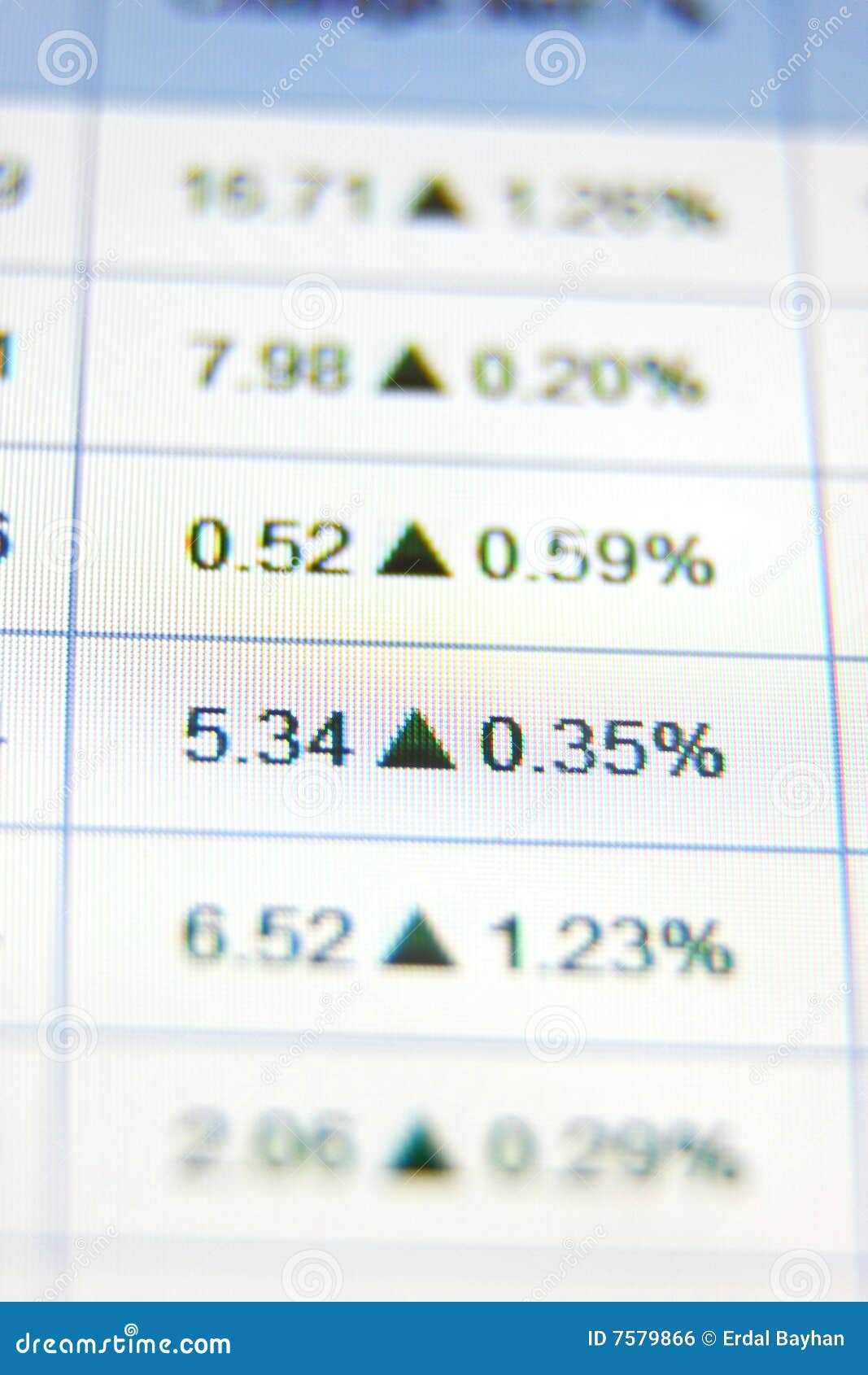 Stock rates stock photo. Image of investment, light, invest - 7579866