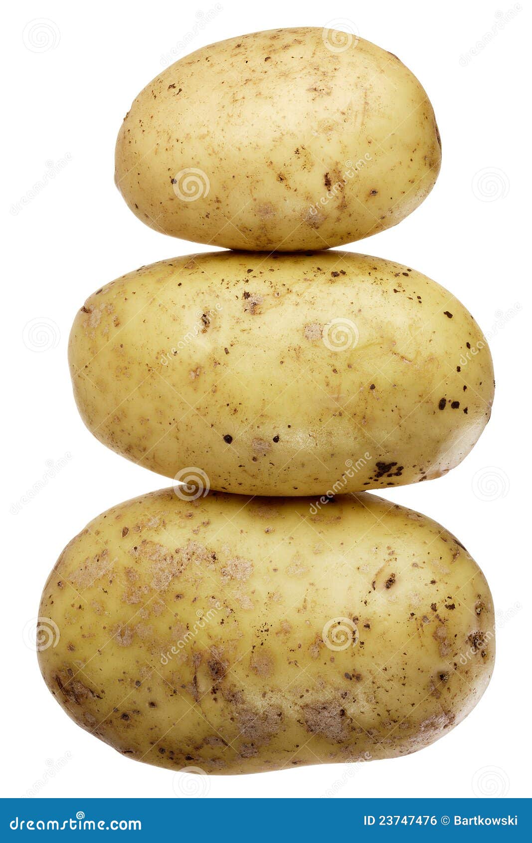 A stock of three potatoes stock photo. Image of feeling - 23747476