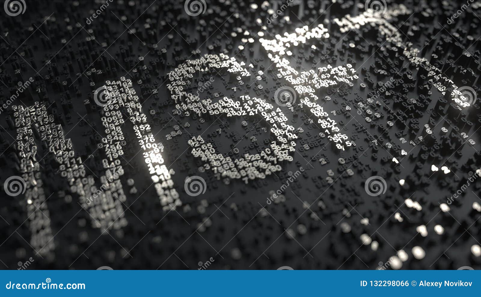Microsoft MSFT Stock Ticker Made of Silver Numbers, Editorial 3D ...