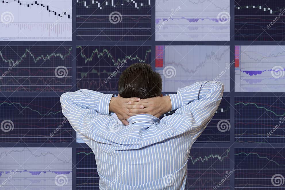 Stock Trader stock photo. Image of working, caucasian - 15924642