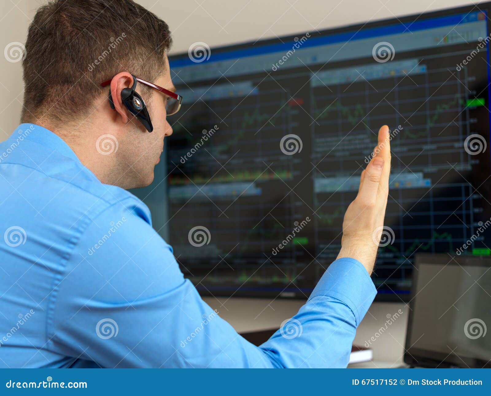 Stock trader. stock photo. Image of economy, disappointed - 67517152