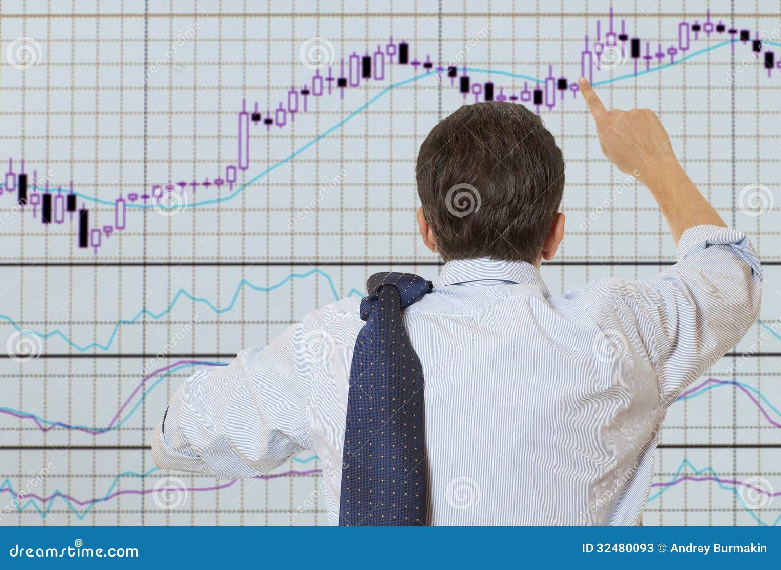 Stock trader stock image. Image of graph, chart, price - 32480093