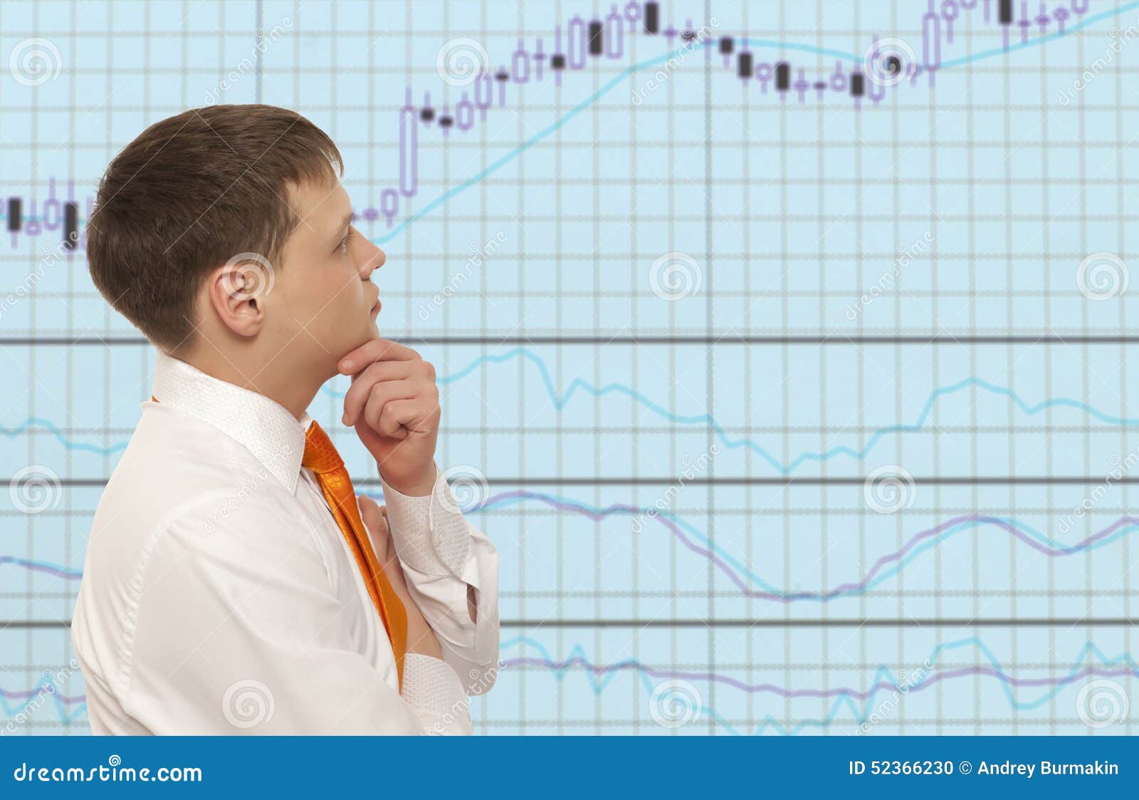 Stock trader stock photo. Image of business, screen, finance - 52366230