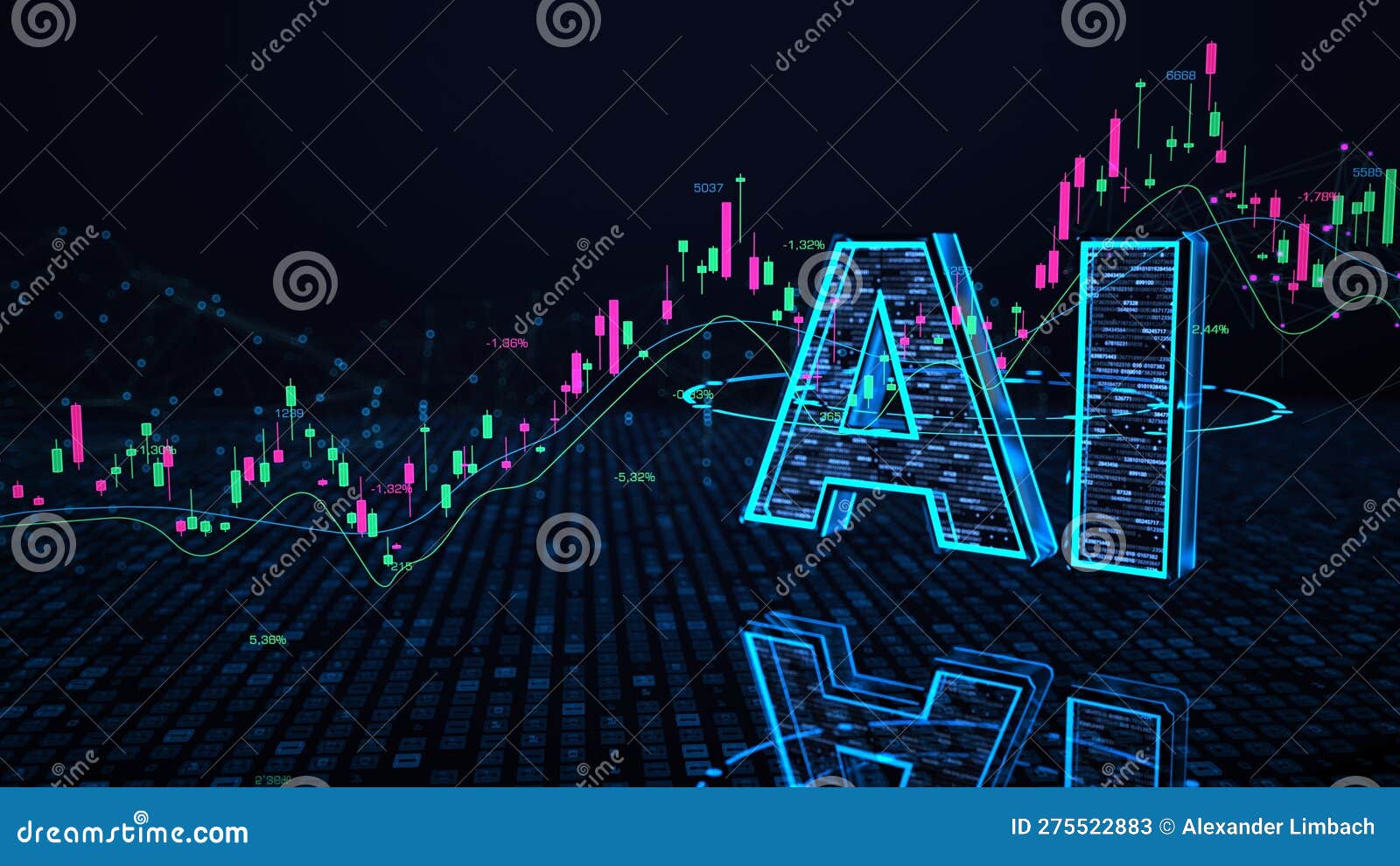 Use Trading Bots Blue Gradient Concept Icon Vector Illustration ...