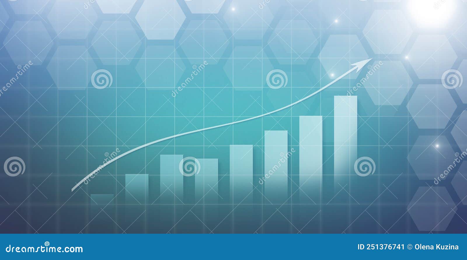 Stock Trading Chart, Rising Strategy Chart, Business Concept. Stock ...
