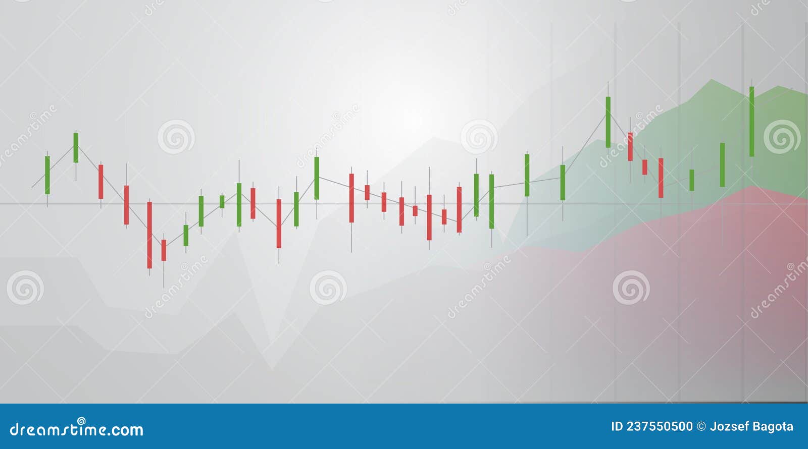 Stock Trading Concept Design with Charts, Vector Illustration Stock ...