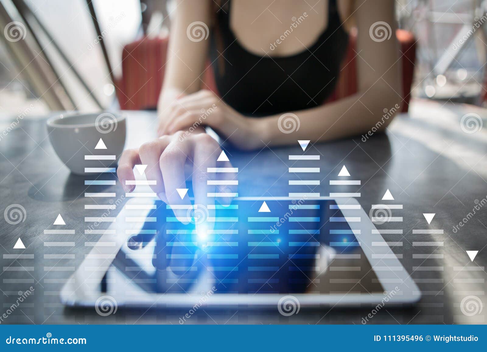 Stock Trading, Data Analysis Diagram, Chart, Graph on Virtual Screen ...