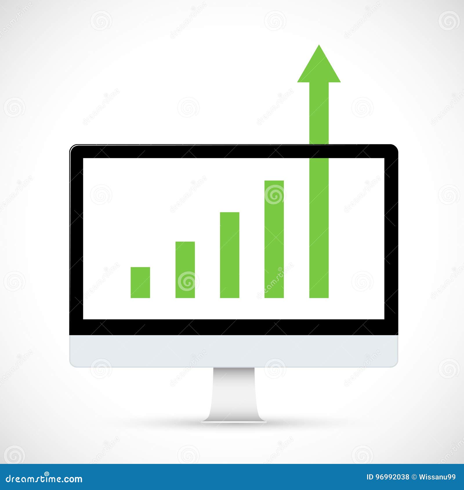 Stock up Concept stock vector. Illustration of business - 96992038