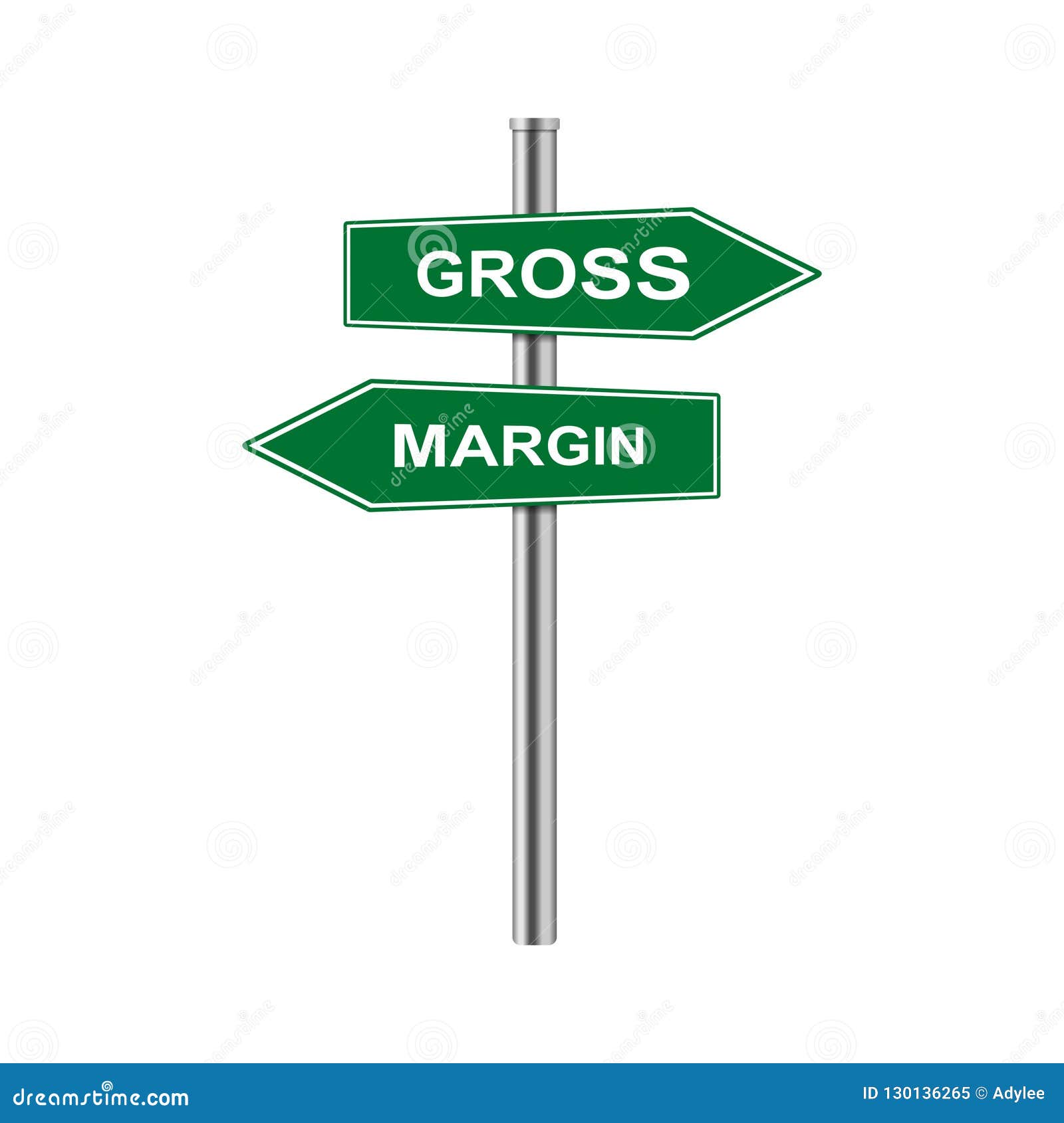Stock Vector Arrows Sign Gross and Margin Stock Image - Illustration of ...