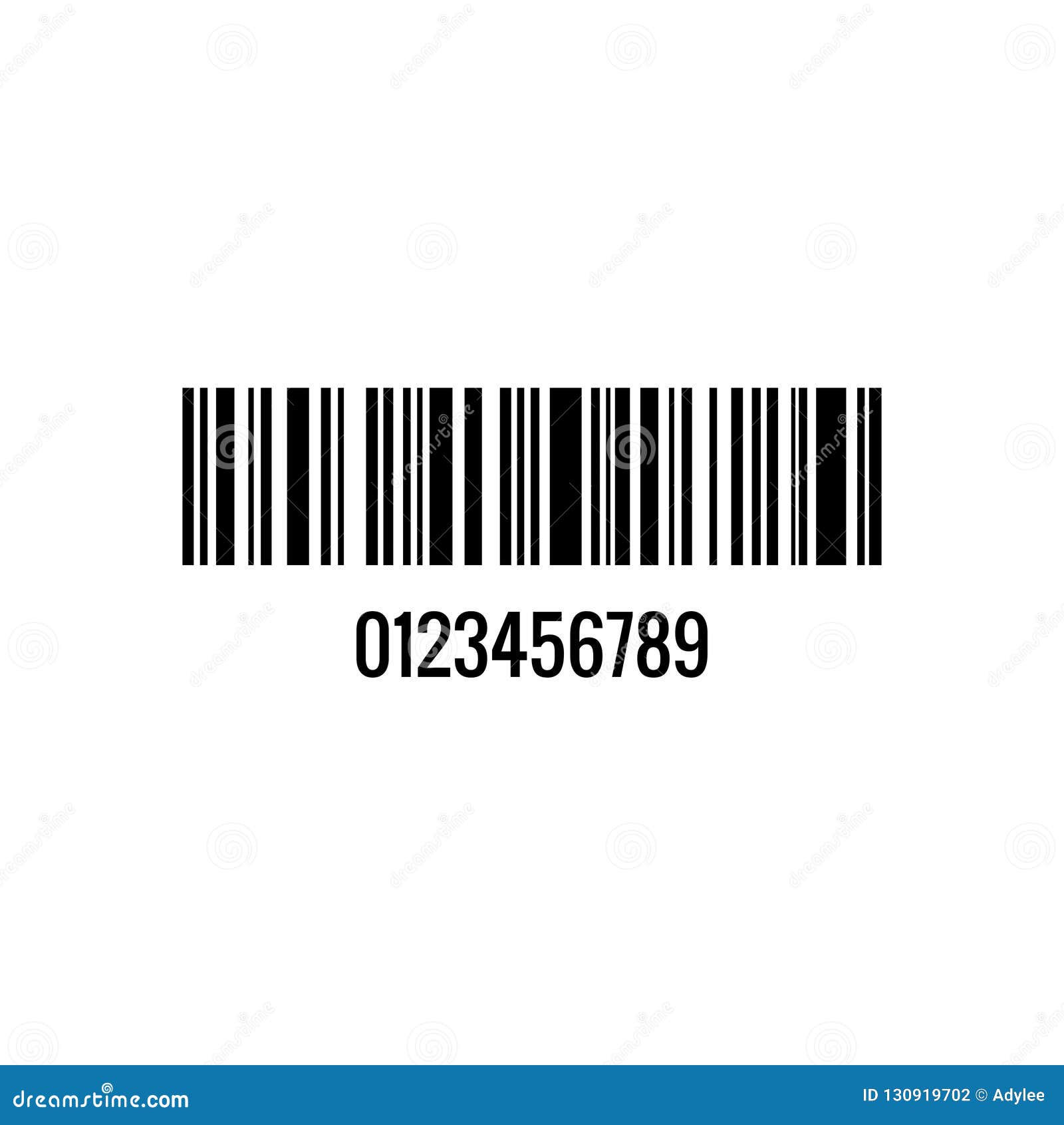 Stock vector barcode 10 stock vector. Illustration of close - 130919702