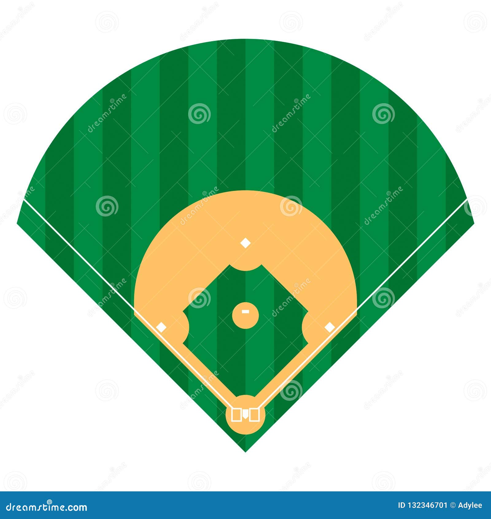 Baseball Base Vector