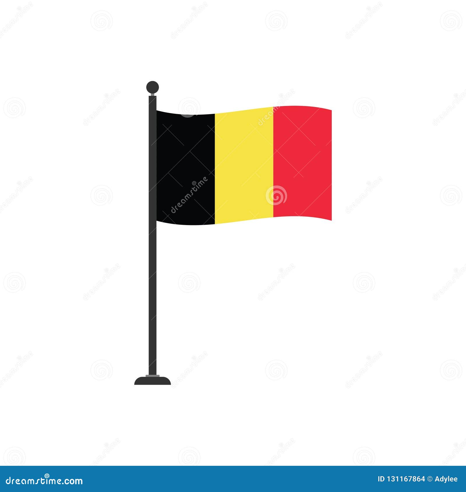 Stock Vector Belgium Flag Icon 4 Stock Photo - Illustration of popular ...